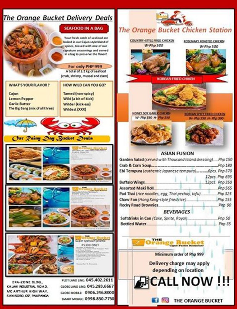 Delivery – The Orange Bucket